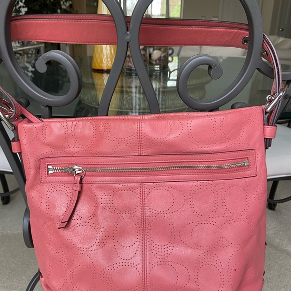 Bags | Coach Purse Salmon Color | Poshmark